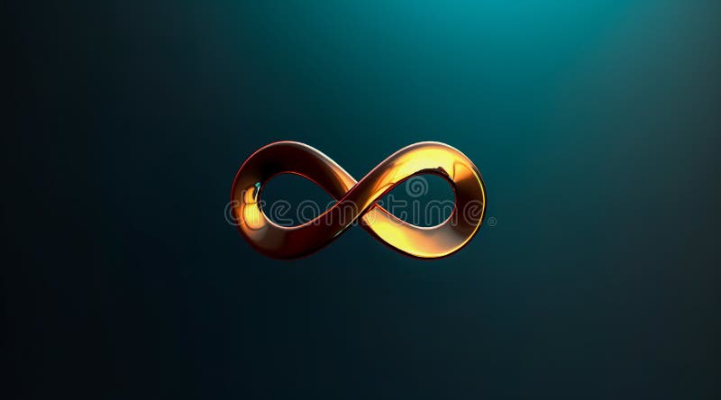 Colorful Infinity Shape Background. Infinity Symbol. Design for ...