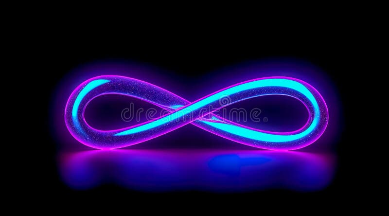 Colorful Infinity Shape Background. Infinity Symbol. Design for ...