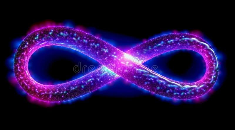 Colorful Infinity Shape Background. Infinity Symbol. Design for ...