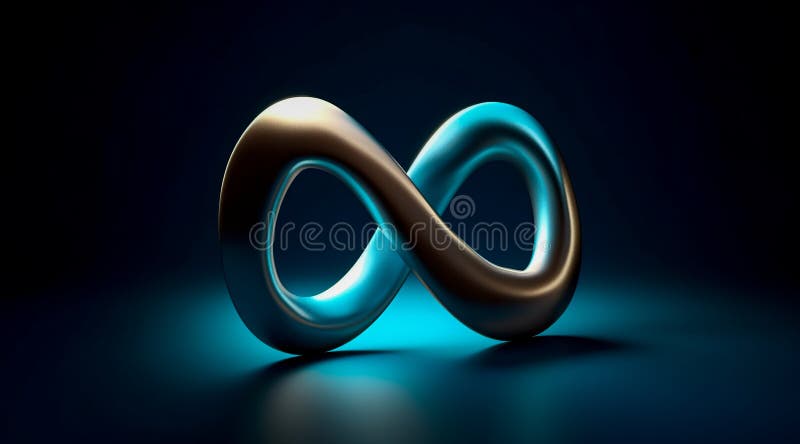 Colorful Infinity Shape Background. Infinity Symbol. Design for ...