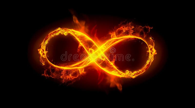 Colorful Infinity Shape Background. Infinity Symbol. Design for ...