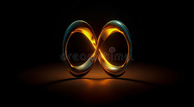 Colorful Infinity Shape Background. Infinity Symbol. Design for ...