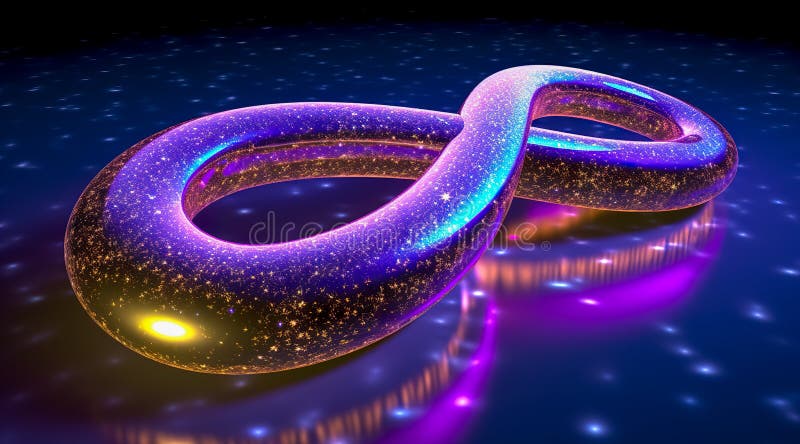 Colorful Infinity Shape Background. Infinity Symbol. Design for ...