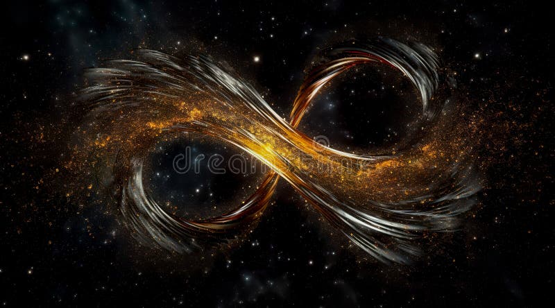 Colorful Infinity Shape Background. Infinity Symbol. Design for ...