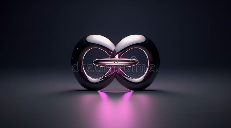 Colorful Infinity Shape Background. Infinity Symbol. Design for ...