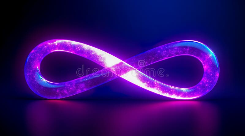 Colorful Infinity Shape Background. Infinity Symbol. Design for ...