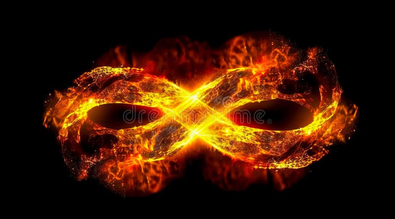 Colorful Infinity Shape Background. Infinity Symbol. Design for ...