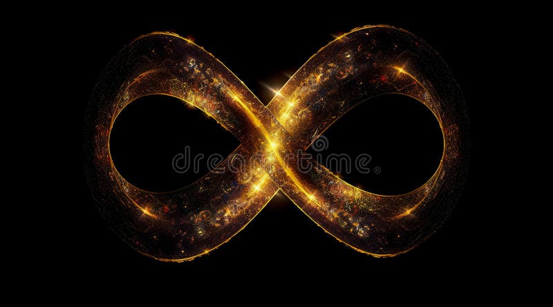 Colorful Infinity Shape Background. Infinity Symbol. Design for ...