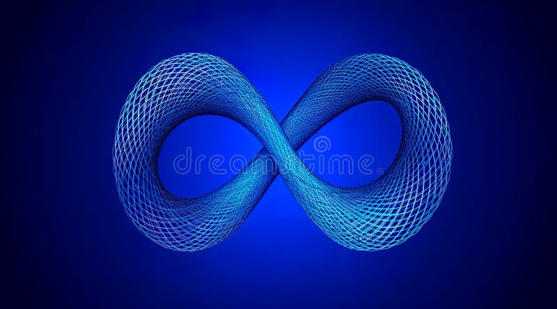 Colorful Infinity Shape Background. Infinity Symbol. Design for ...