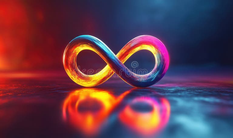 Colorful Infinity Symbol Representing Endless Possibilities and ...