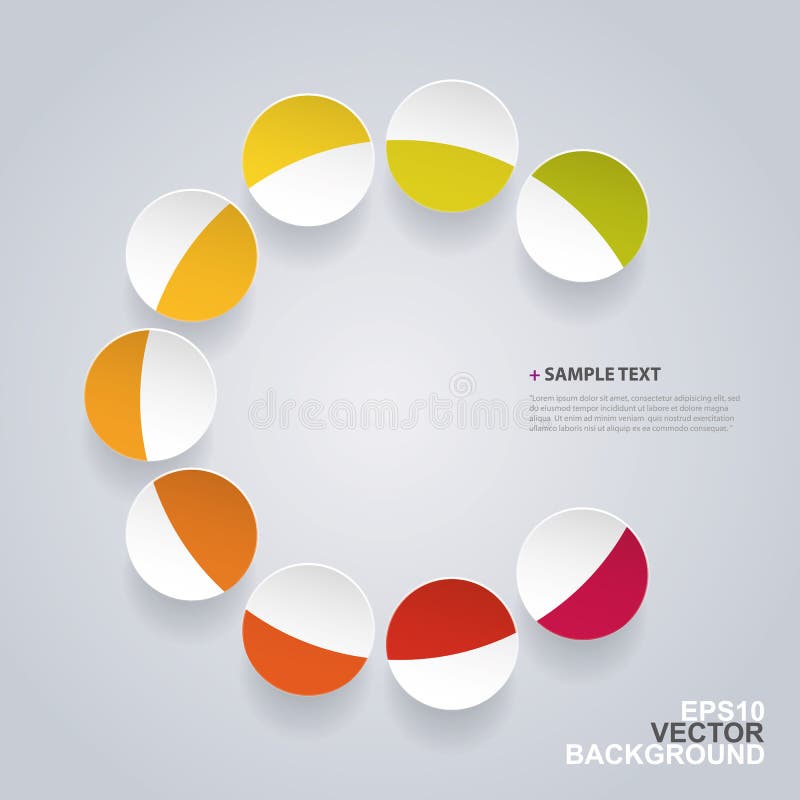 Colorful Infographic Base Template Stock Vector - Illustration of frame ...