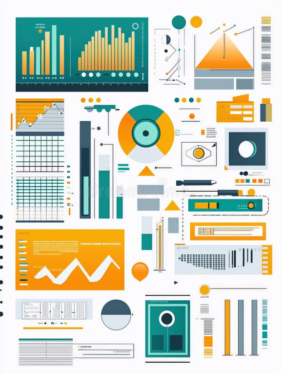 Colorful Infographic Elements for Data Visualization and Business ...