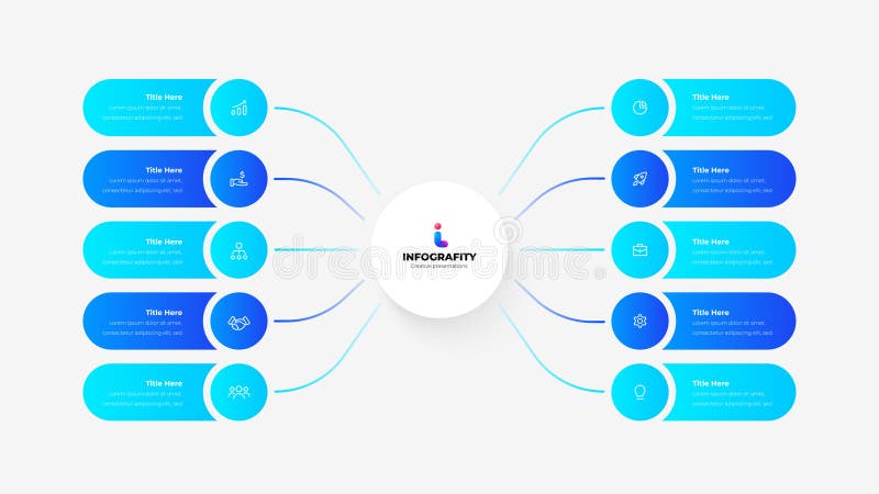 Colorful Infographic Featuring Circular Elements and Connecting Lines ...