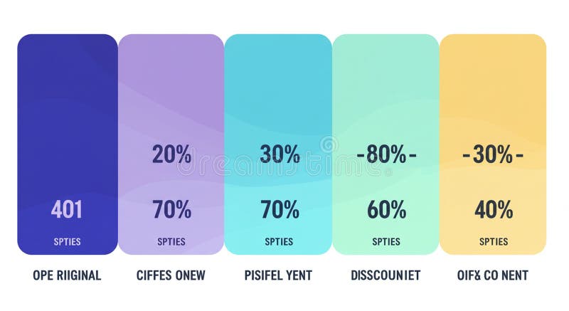 Colorful Infographic with Five Vertical Panels. Each Panel Features ...