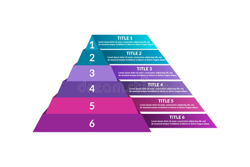Pyramid Chart Six Levels Stock Illustrations – 48 Pyramid Chart Six ...