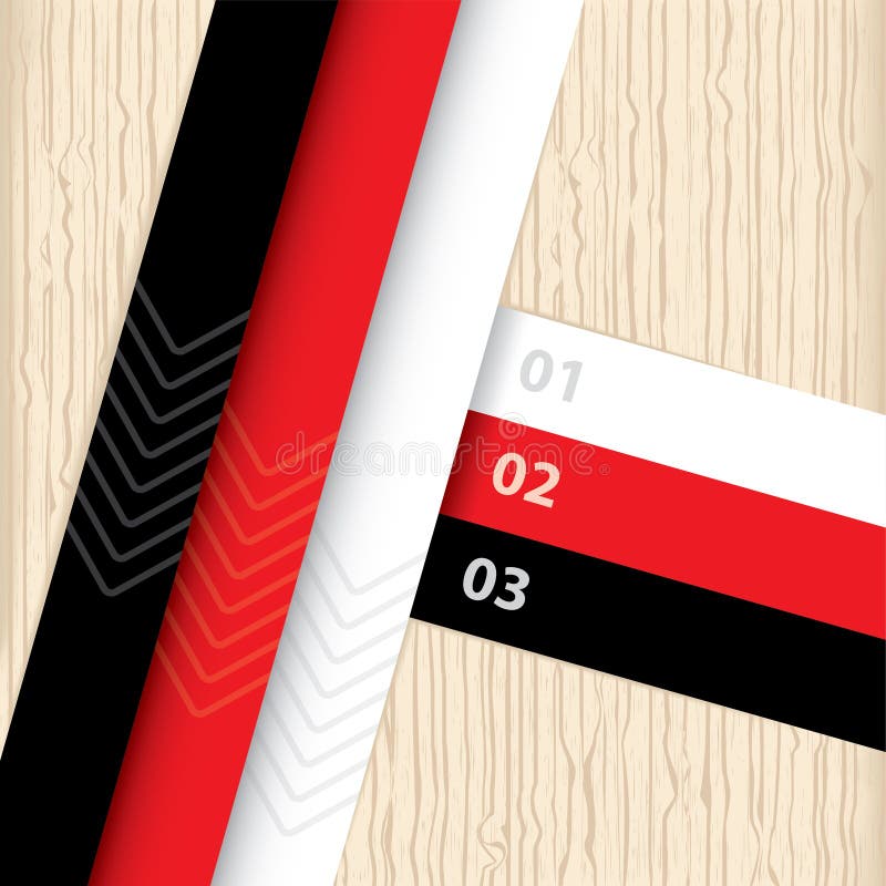 Infographic Wooden Boards - Cdr Format Stock Vector - Illustration of ...
