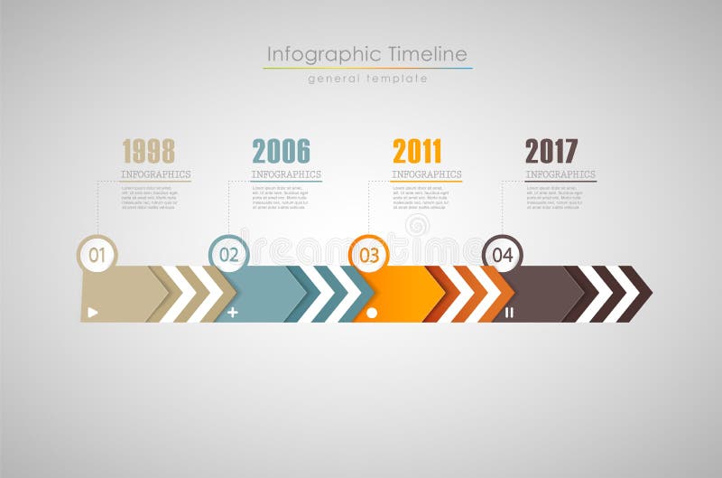 Colorful Infographic, Typographic Stock Vector - Illustration of graph ...