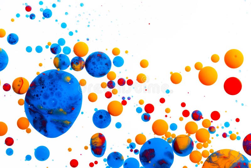 Colorful ink stock photo. Image of abstract, bullet - 238326618