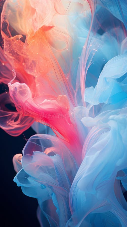 Colorful Ink on a Black Background Stock Photo - Image of wallpaper ...