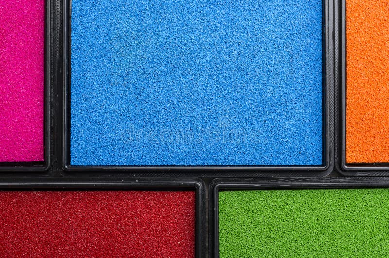 Colorful ink boxes stock photo. Image of concept, document - 95513382