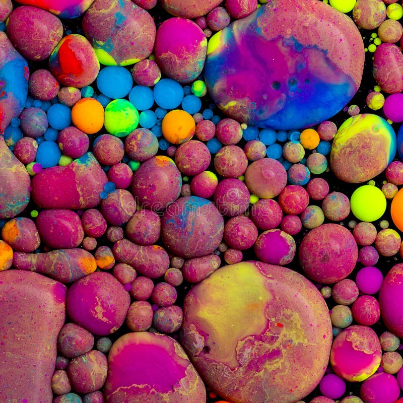 Colorful ink drops stock image. Image of texture, circular - 238326283