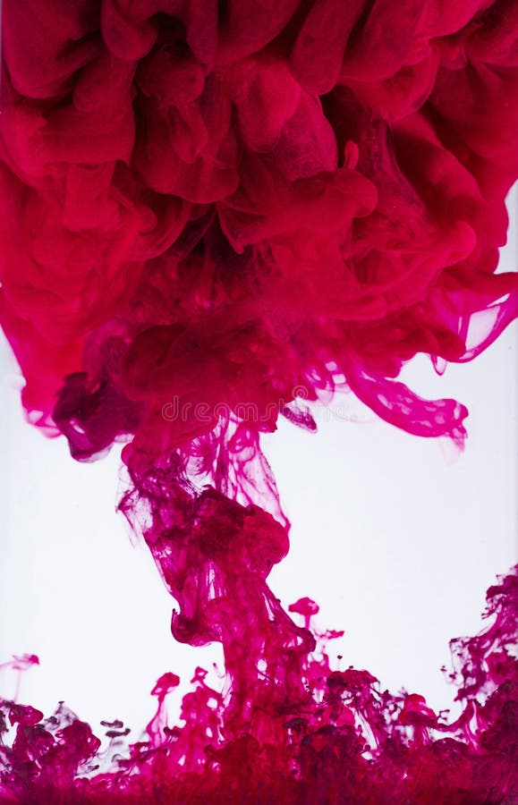 Color ink drops in water. stock photo. Image of waterab - 145415140