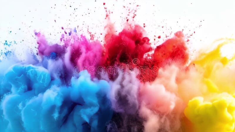Colorful Ink Explosion in Water Stock Video - Video of pigment, visual ...