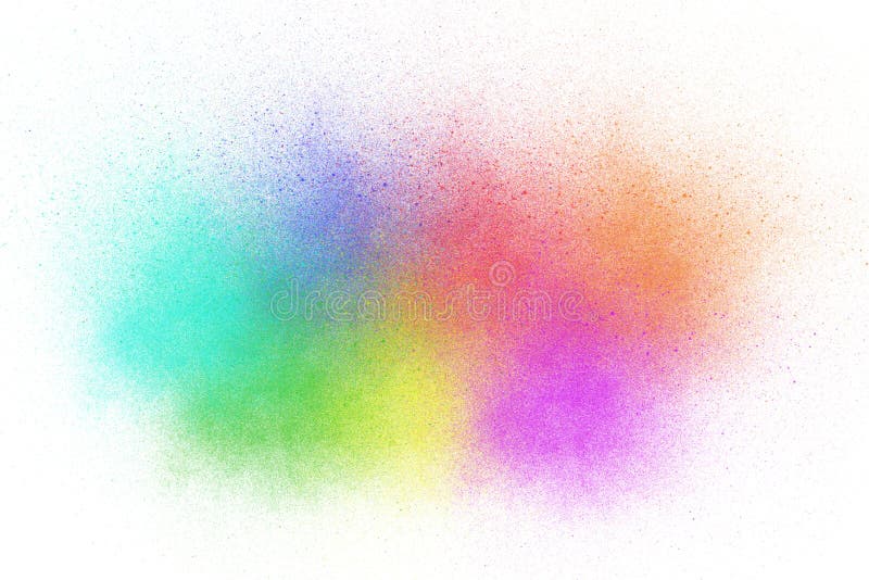 Colorful ink sprayed stock illustration. Illustration of flow - 42929989