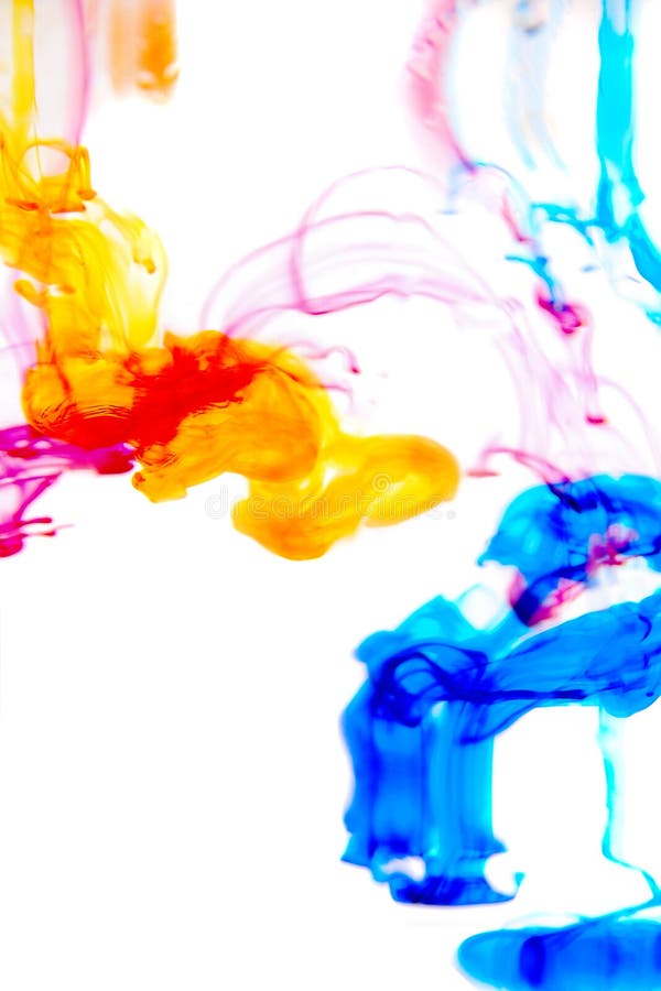 Multicolor ink drop stock image. Image of blue, purple - 21591449