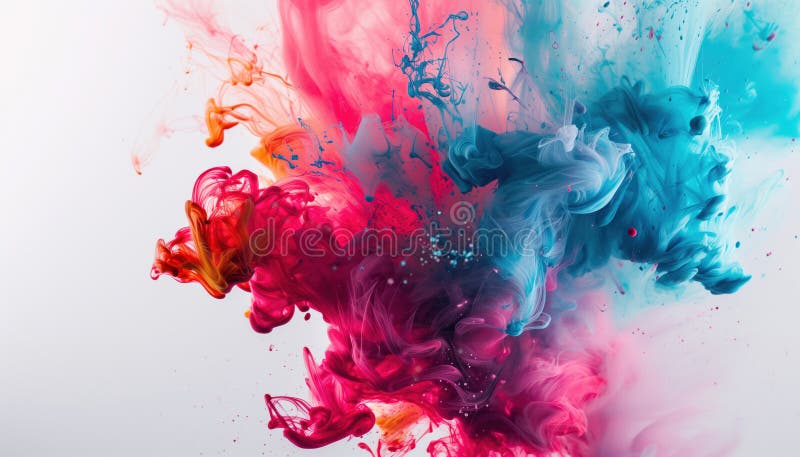 Colorful Ink in Water stock photo. Image of liquid, texture - 322457806