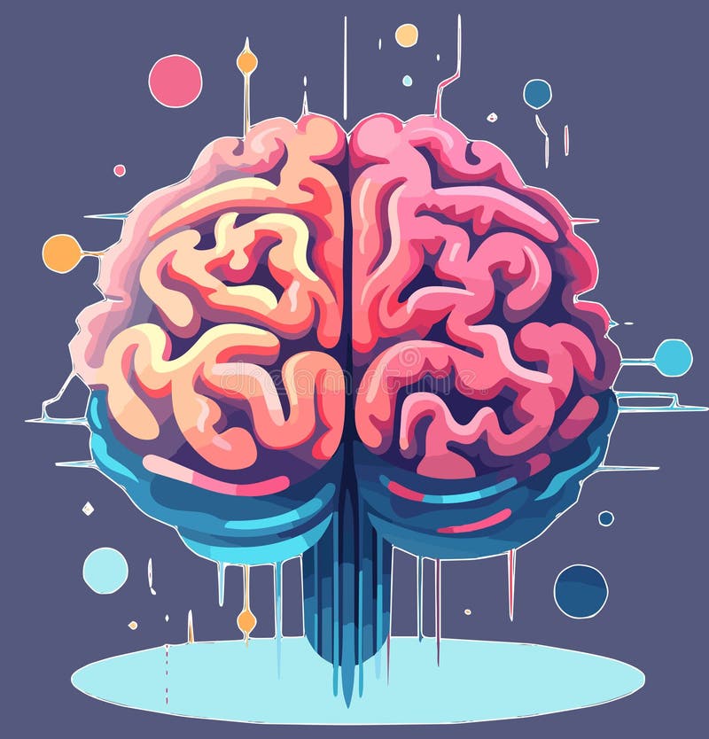 Colorful Intelligence Brain is Represented Generative AI Technology and ...