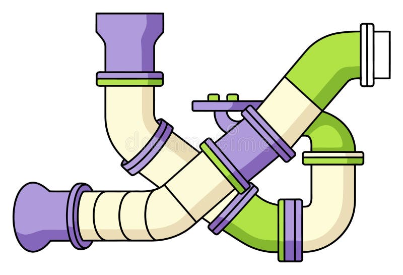 Segment Outline Plumbing Tube Conduit Icon Stock Illustrations – 1 ...
