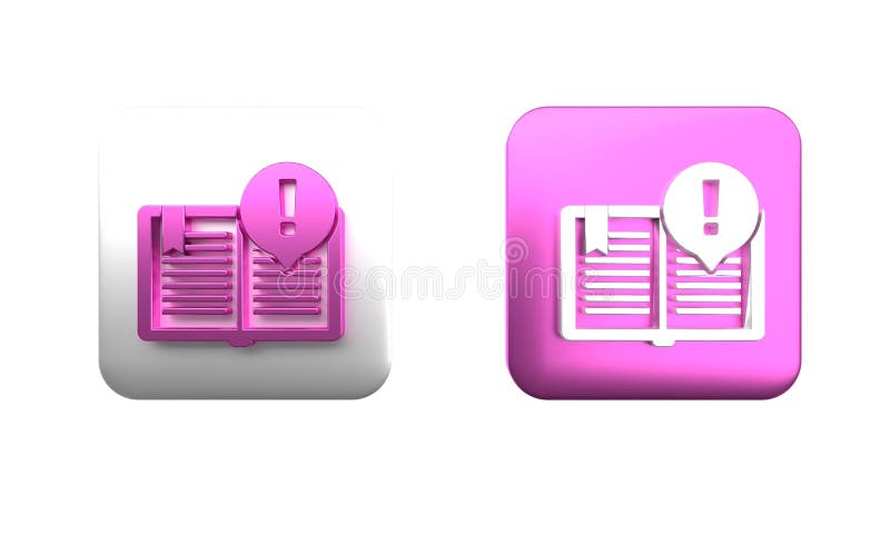 Colorful Interesting Facts Icon Isolated on White Background. Book or ...