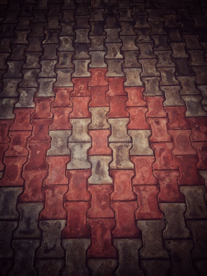 Colorful Interlocking Floor for a Design Stock Photo - Image of ...