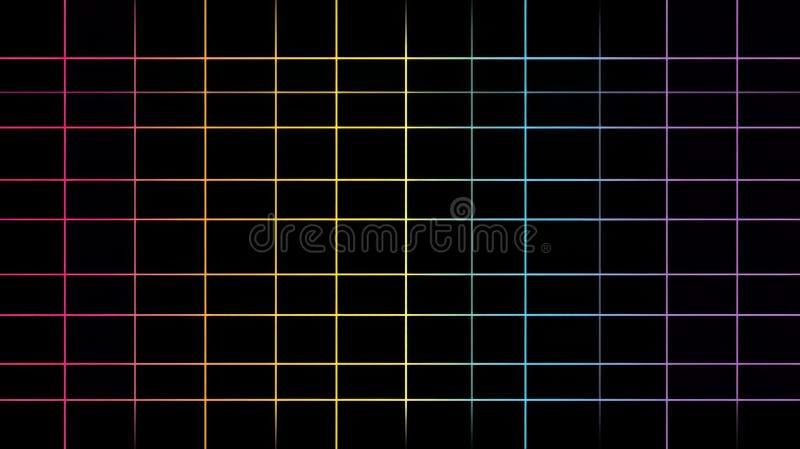 Colorful Intertwined Lines, a Vibrant Abstract Grid Background Image ...