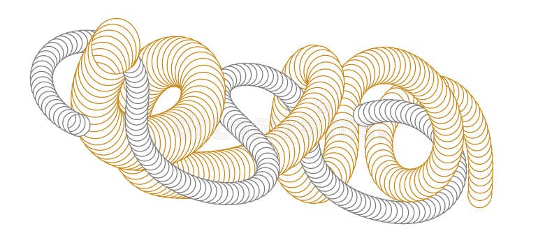 A Colorful Intertwining Spiral. a Creative Design Element for Interiors ...