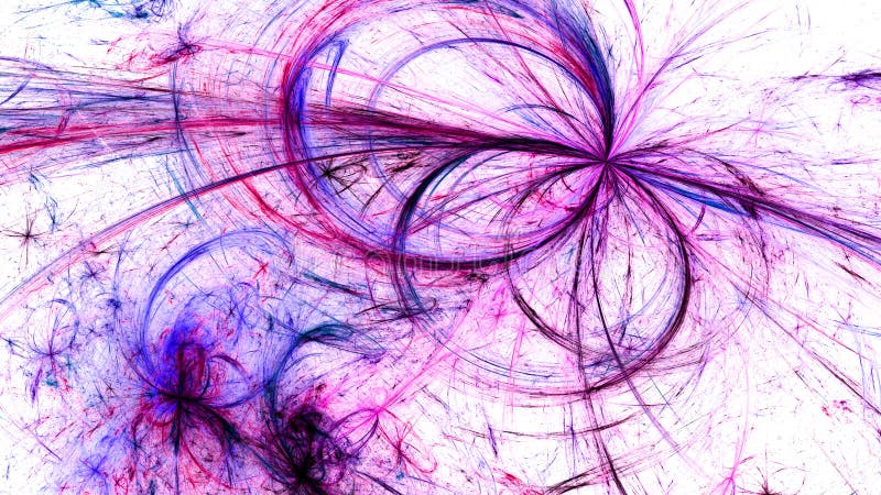 Colorful Inverted Glowing Electromagnetic Plasma Fields in Space Stock ...