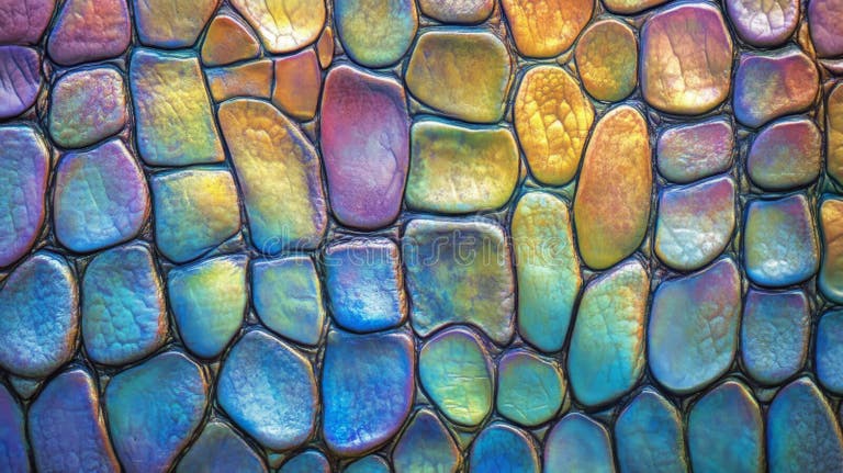 Colorful Iridescent Stone Texture Background Stock Illustration ...