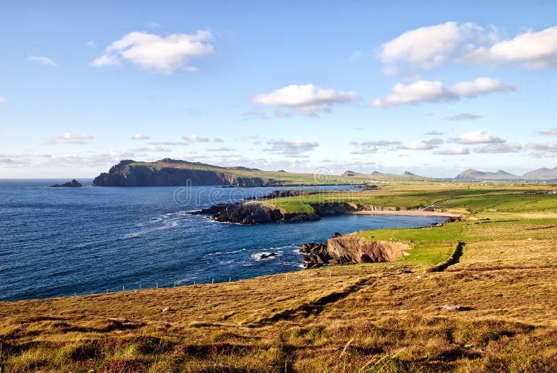 Colorful irish coast stock image. Image of mountains - 21392971