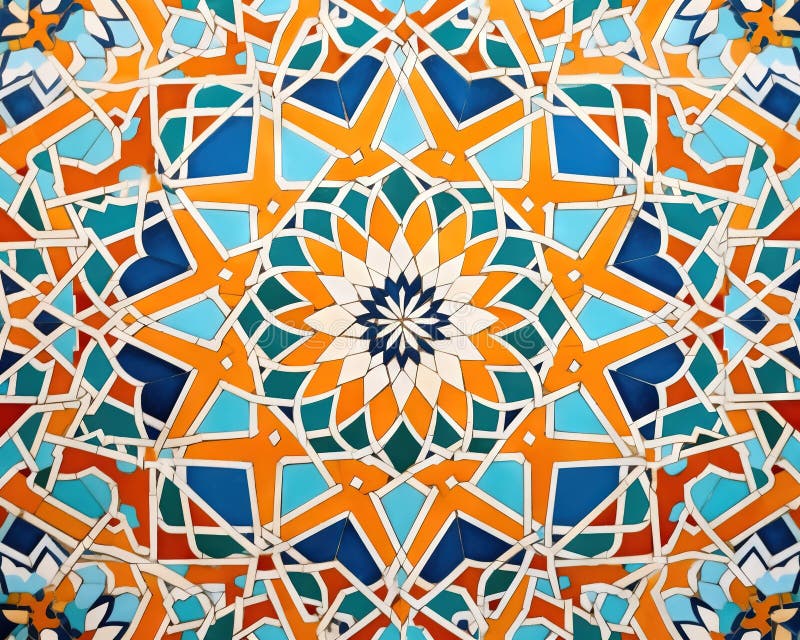 Colorful Islamic Lantern Copy Space Watercolor Oil Painting Background ...