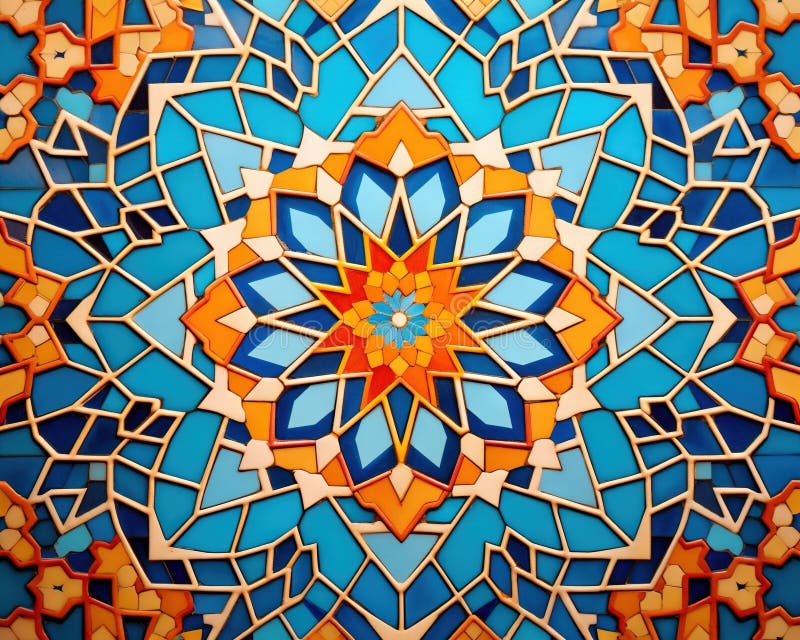 Colorful Islamic Lantern Copy Space Watercolor Oil Painting Background ...