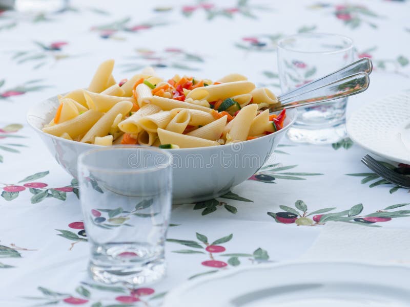 Colorful Italian pasta stock image. Image of nutrition - 22902597