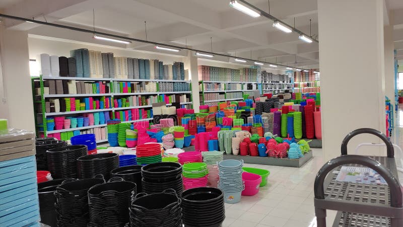 Colorful Items from Plastic in the Convenience Store Stock Photo ...