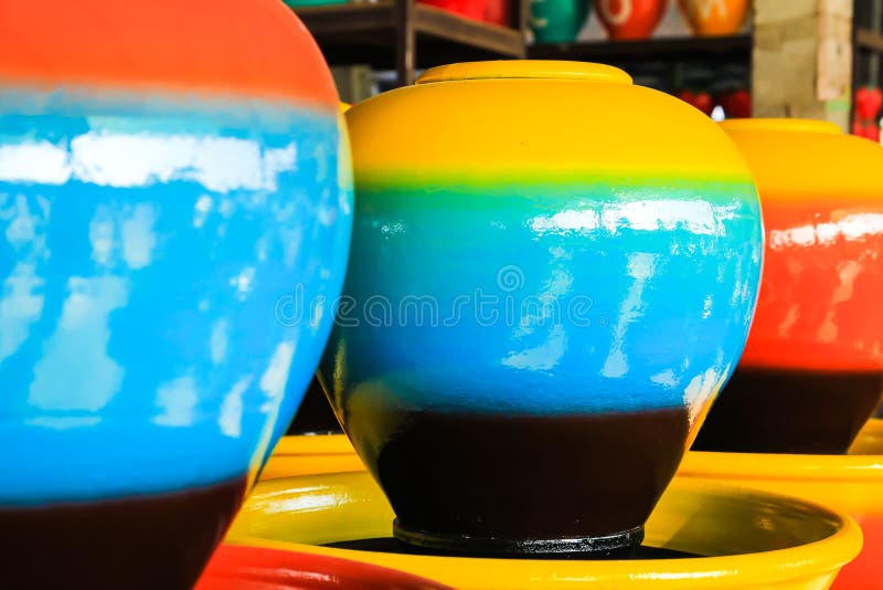 Colorful jars stock image. Image of food, sweet, airtight - 8819509