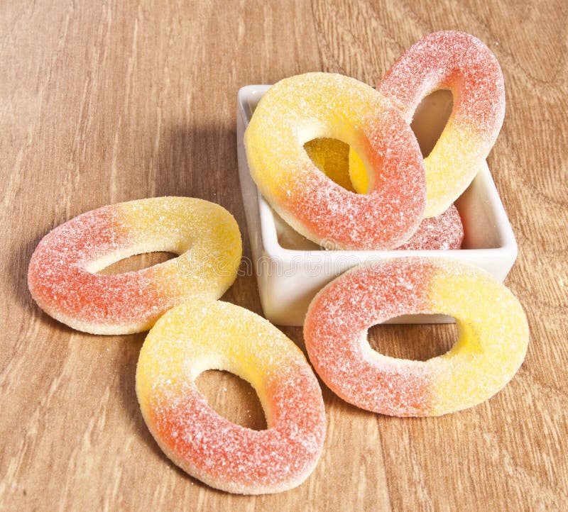 Colorful jelly stock photo. Image of orange, calories - 26244206