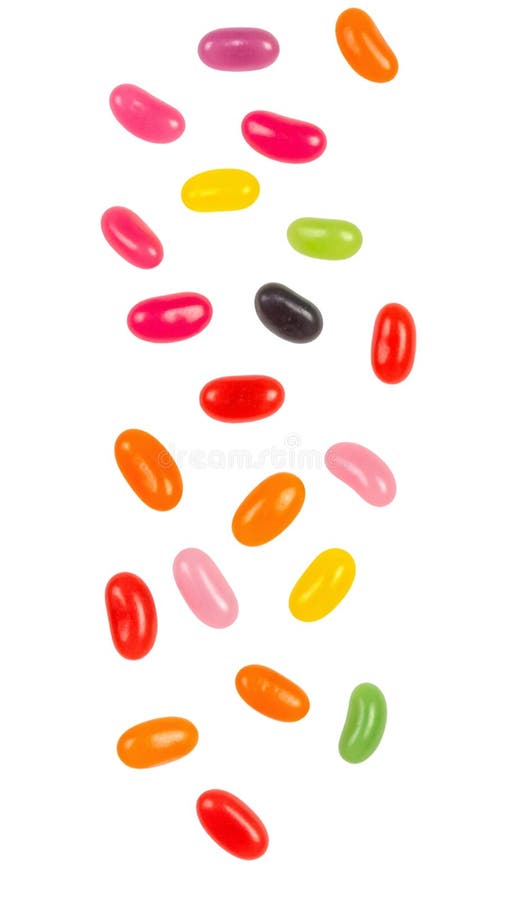 Colorful Jelly Beans Falling Transparent Background Stock Photos - Free ...