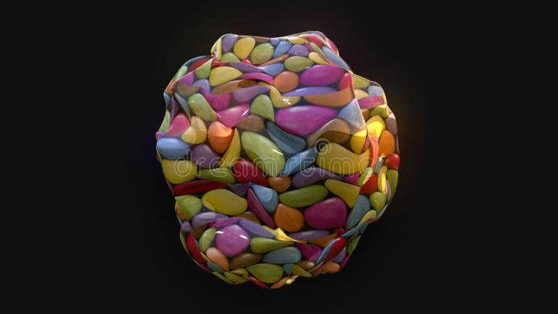 Colorful Jelly Beans Motion Animated Stock Footage - Video of festive ...