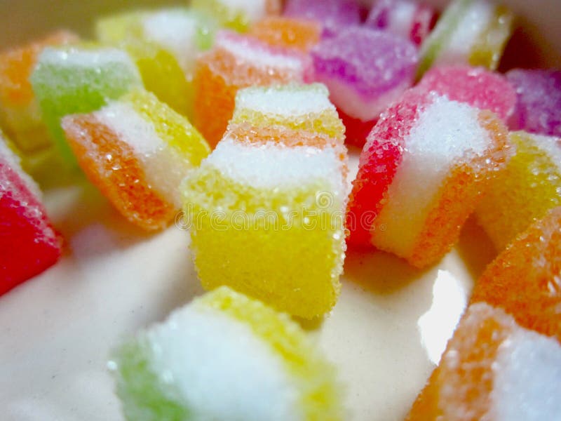 Colorful jelly stock photo. Image of orange, refreshment - 51792256