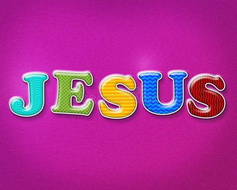Colorful Jesus Theme stock image. Image of background - 51529613
