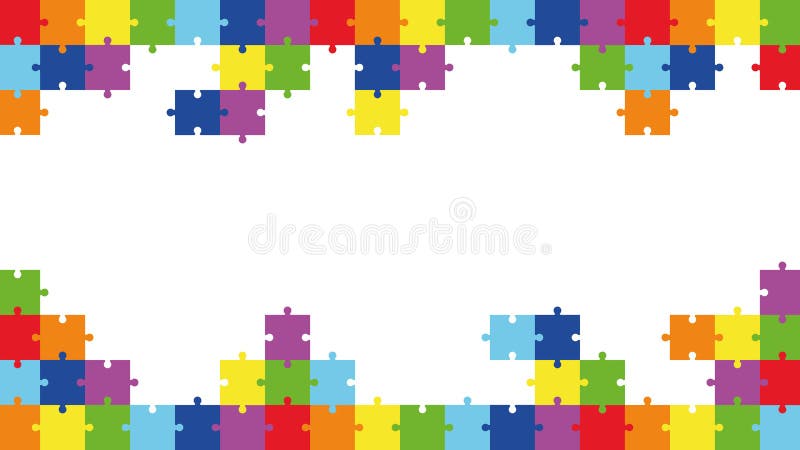 Autism Awareness Border Stock Illustrations – 81 Autism Awareness ...